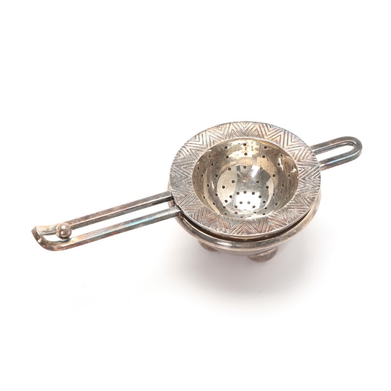Karl Gustav Hansen | Sterling silver tea strainer with base (1957 ...