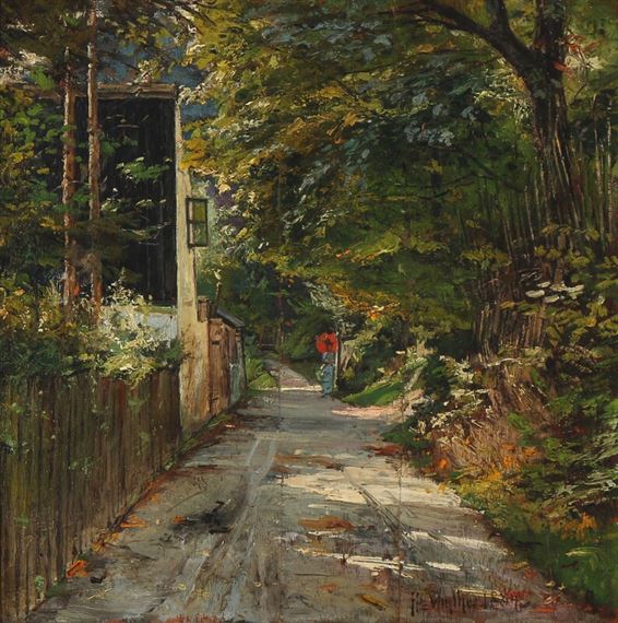 Frederik Winther | View from the Deer Garden north of Copenhagen (1884 ...