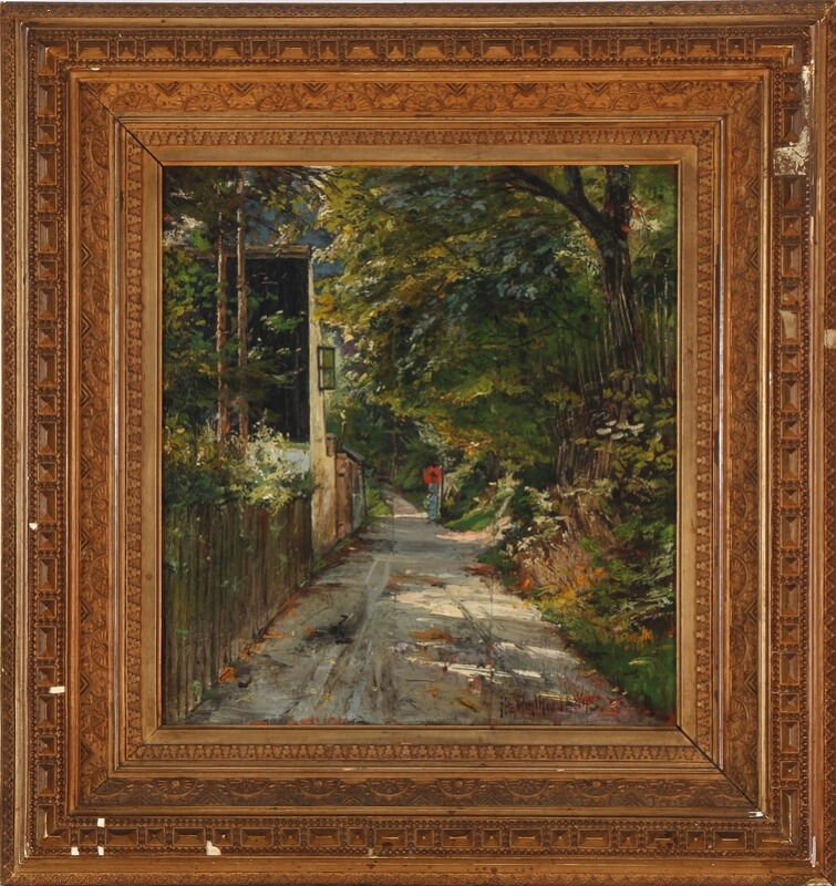 Frederik Winther | View from the Deer Garden north of Copenhagen (1884 ...