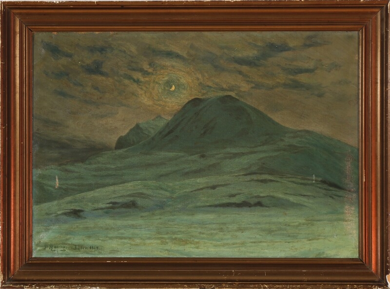 Peter Rosing | Moonlight view from Greenland | MutualArt