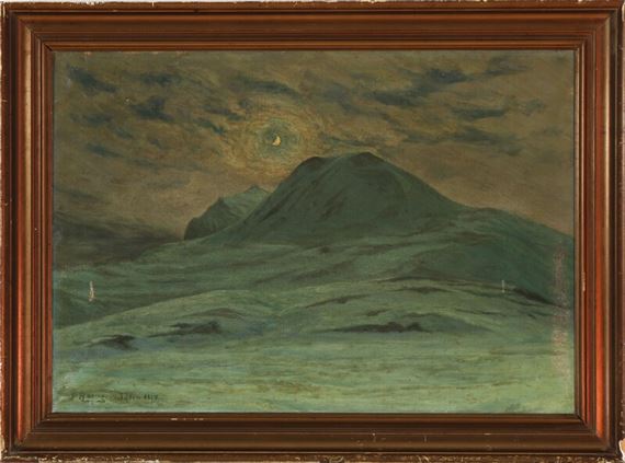 Peter Rosing | Moonlight view from Greenland | MutualArt