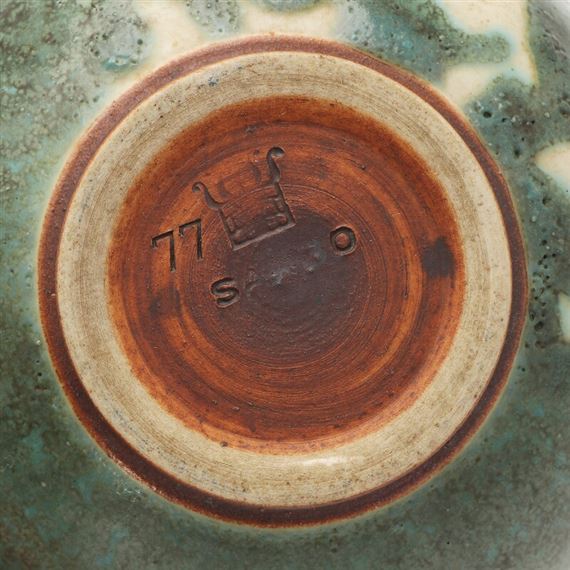 Saxbo | Two stoneware vases modelled resp | MutualArt