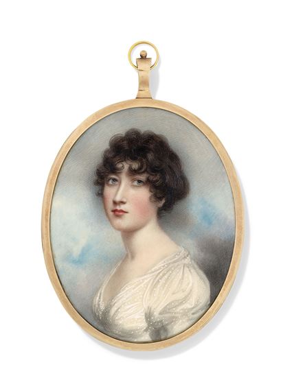 Andrew Plimer | A young lady in white Swiss muslin dress | MutualArt