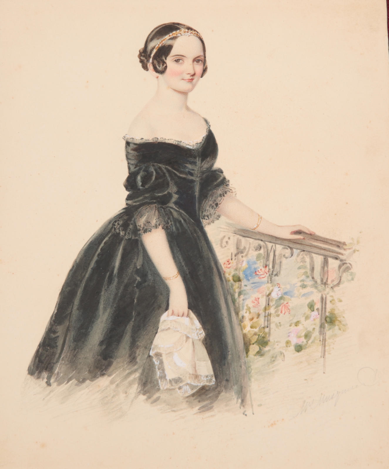 Mary Anne Heaphy | Portrait of Charlotte Balfour, later Mrs Forbes ...