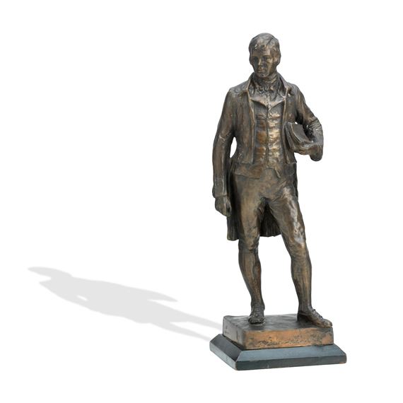 Henry Snell Gamley | A Bronze of Robert Burns (1928) | MutualArt