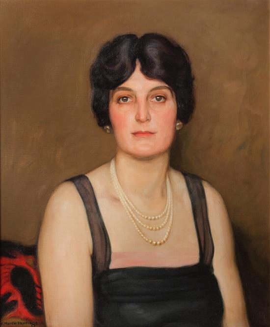 Ernest Martin Hennings | Portrait of Helen (1940) | MutualArt