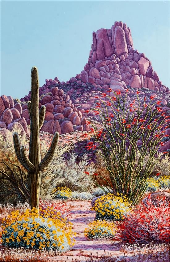 Kerry Kinman | Desert Landscape | MutualArt