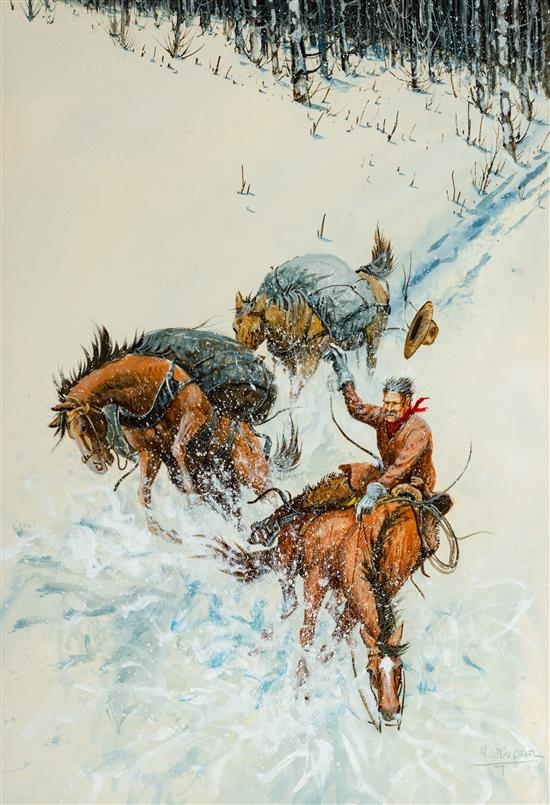 Austin Deuel | Trail in Winter | MutualArt