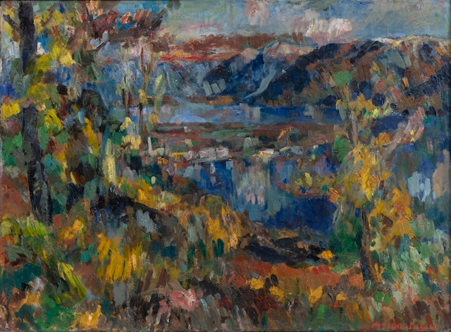 Manfred Henninger | Landschaft am Lago Maggiore (1946) | MutualArt