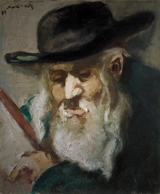 Emmanuel Mané-Katz | Portrait of a Rabbi (1934) | MutualArt