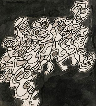 Jean Dubuffet | Jean Dubuffet Drawings (1966) | MutualArt