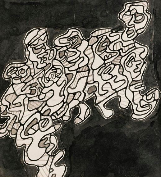 Jean Dubuffet | Jean Dubuffet Drawings (1966) | MutualArt