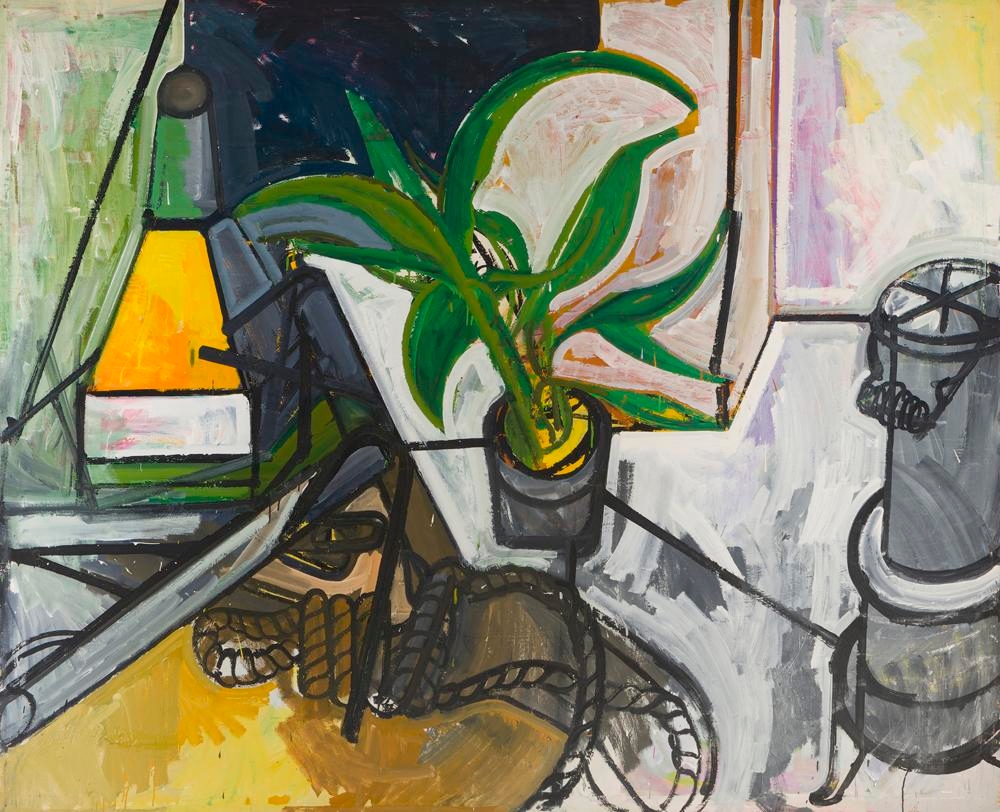 James Weeks | Still Life with Plant, Anchor and Stove (1952) | MutualArt