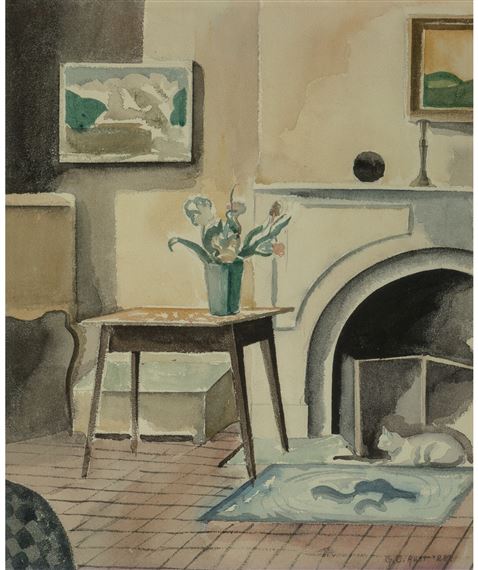 George Copeland Ault | My Studio (1928) | MutualArt