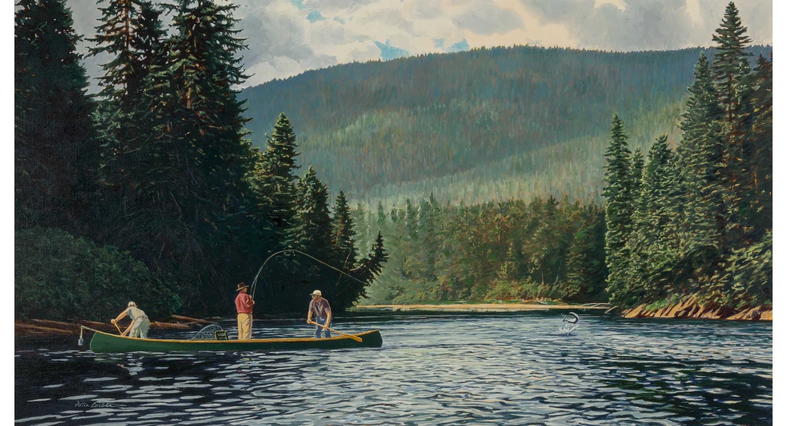 Peter Corbin | Heading for Quiet Water | MutualArt