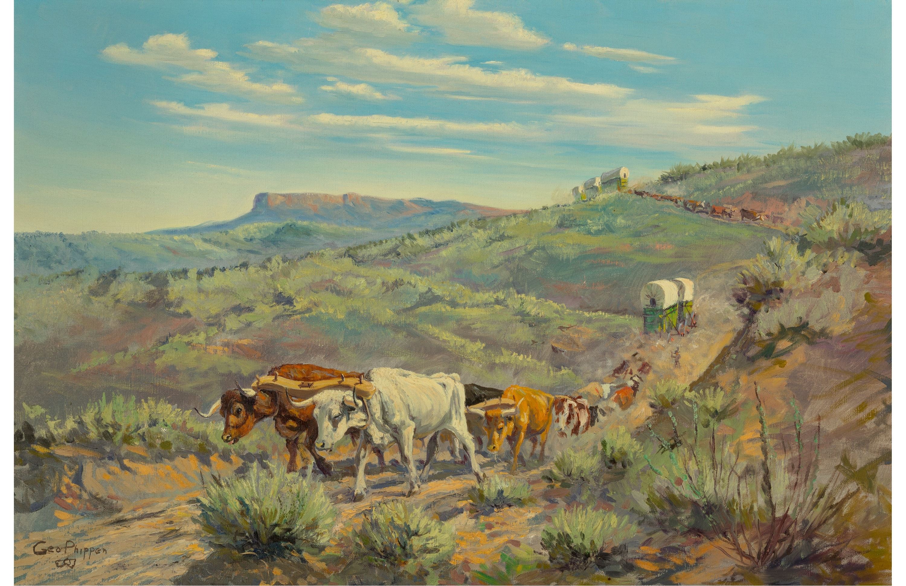 George Phippen | Western Trek | MutualArt
