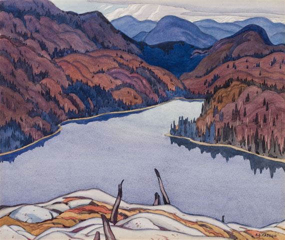 Alfred Joseph Casson | The Lake in the Hills, Lake Superior (1929 ...