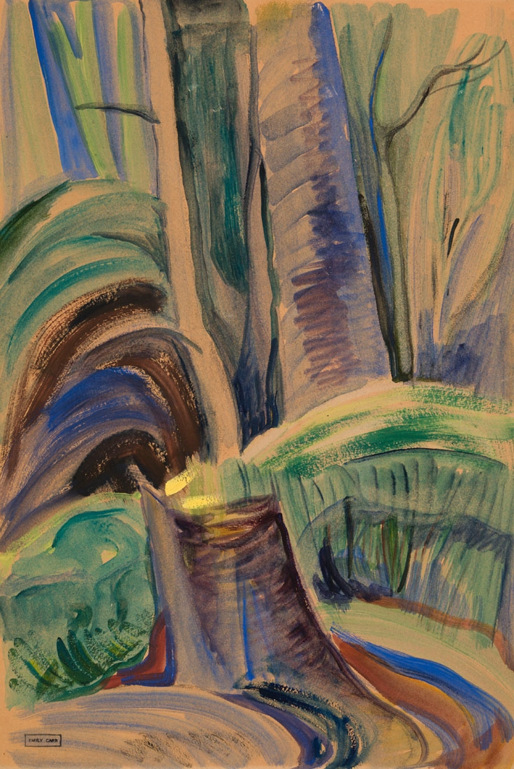 Carr Emily | Stump in Forest | Compare similar artworks | MutualArt