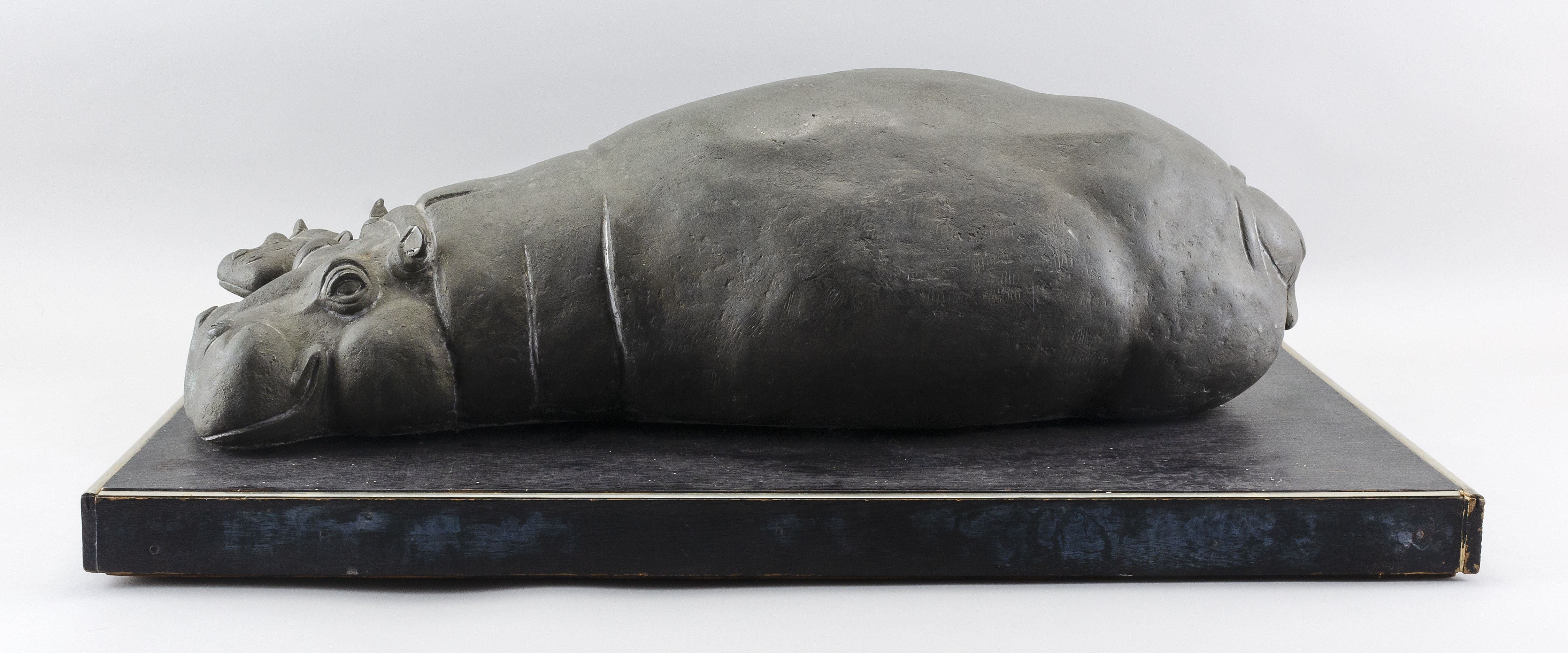 Don McMichael | SCULPTURE OF A HIPPOPOTAMUS AND HER CALF | MutualArt