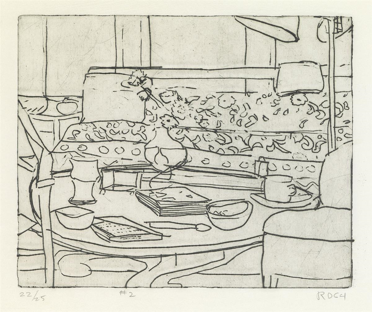 Richard Diebenkorn | 41 Etchings Drypoints: #2 (1964) | MutualArt