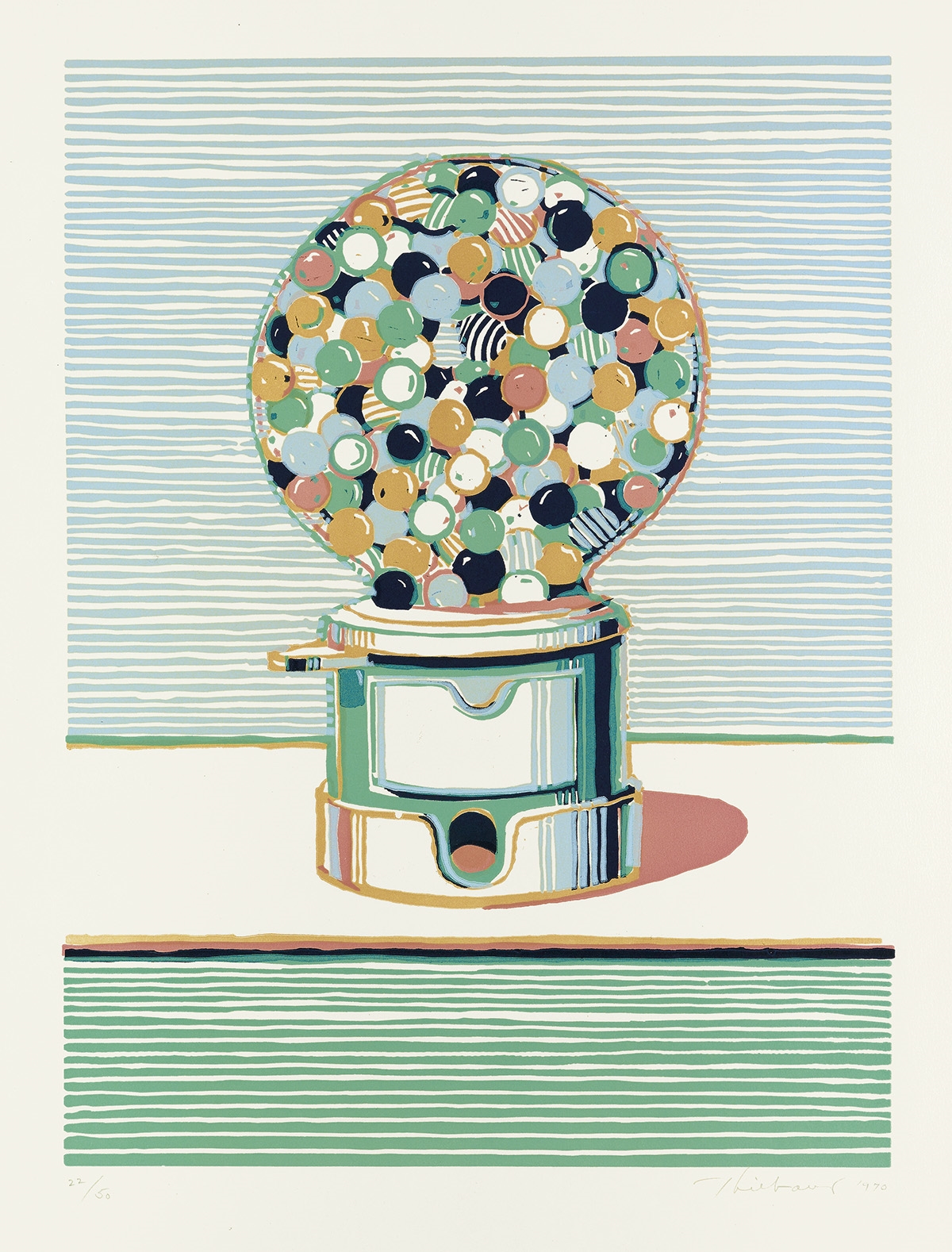 Wayne Thiebaud | Gumball Machine (1970) | MutualArt