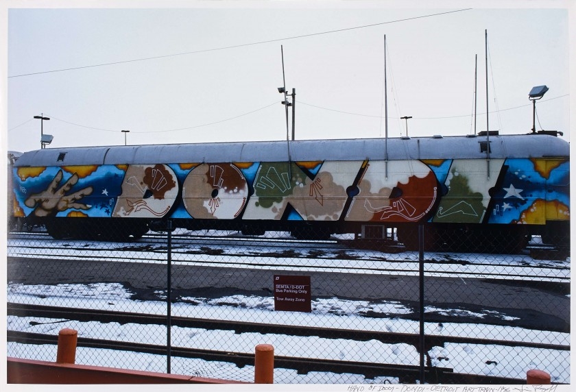 James Prigoff | Detroit Art Train Project - Hand of Doom - Dondi car ...