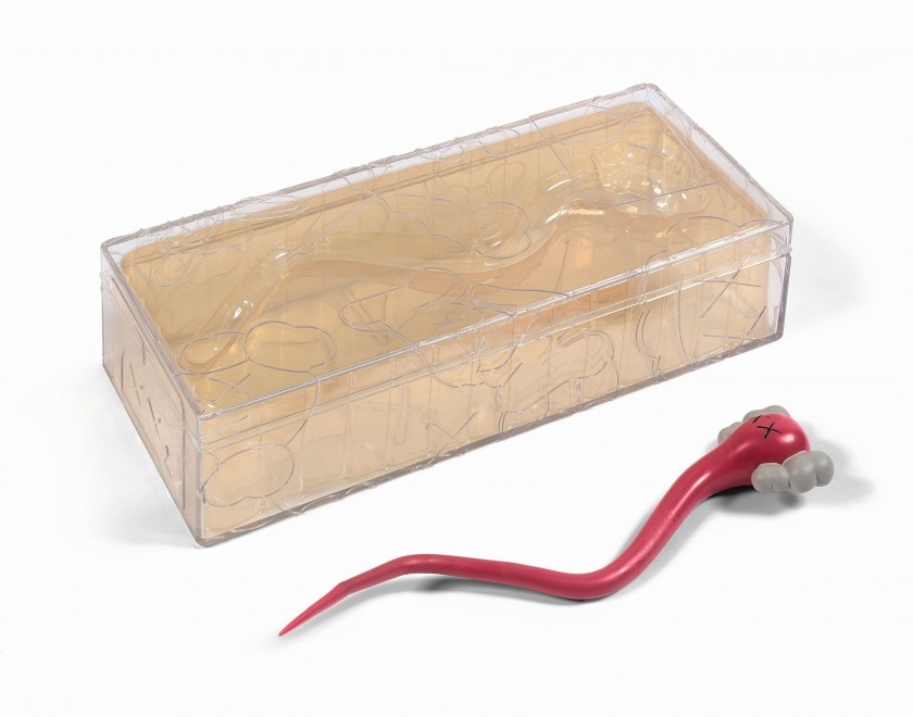 KAWS | Bendy (Red) (2004) | MutualArt