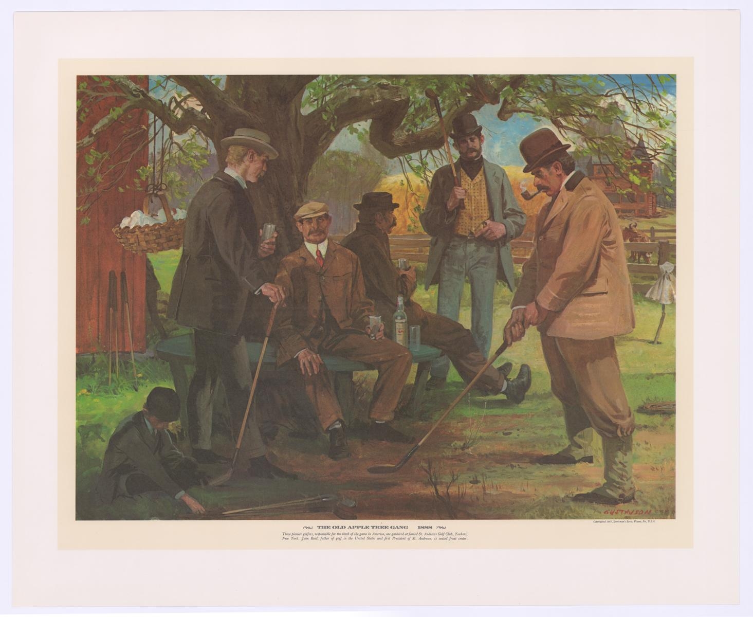 Lealand R. Gustavson | 6 Works: Set of six color lithographs | MutualArt