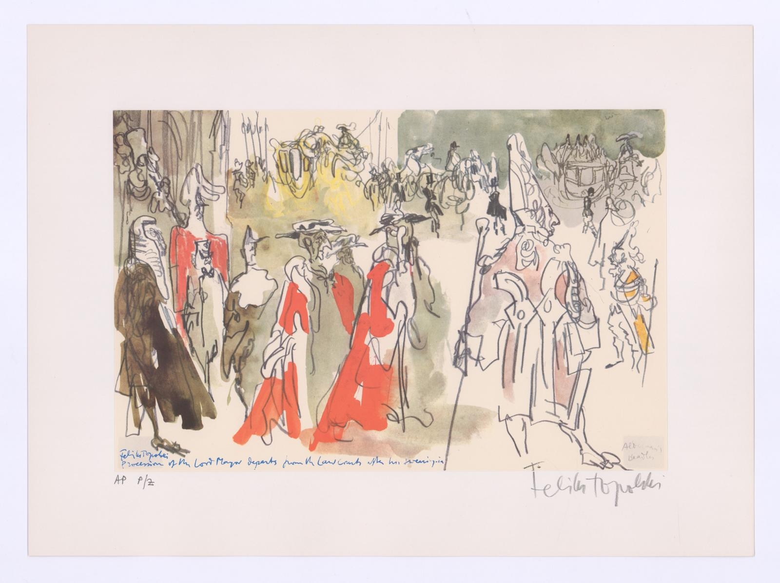 Felix Topolski | 12 Works: Toplolski's Legal London AP Portfolio Set ...