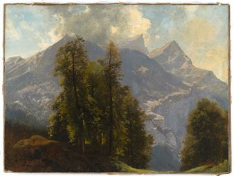 Millner Karl | View of the Watzmann (1863) | MutualArt