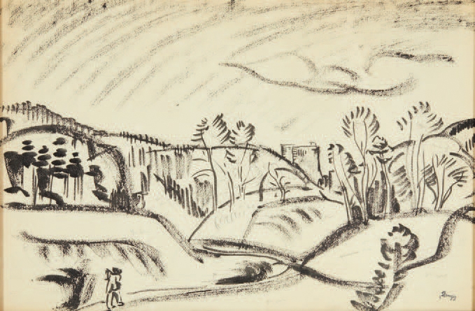 Jules Émile Zingg | Paysage au château | MutualArt