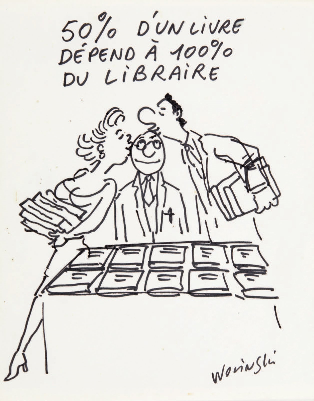 Georges Wolinski | Five works: Dessins | MutualArt