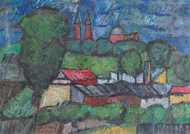 Eugeniusz Geppert | Pejzaż z Płocka I | MutualArt