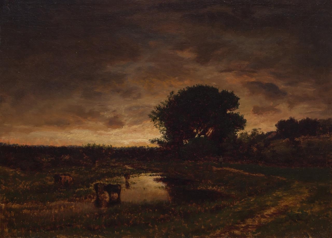 George Inness | Sunset | MutualArt