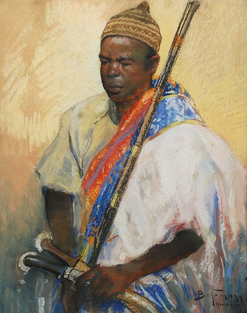 Adolf Behrmann | Wojownik (1933) | MutualArt