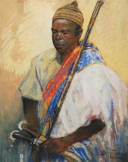 Adolf Behrmann | Wojownik (1933) | MutualArt