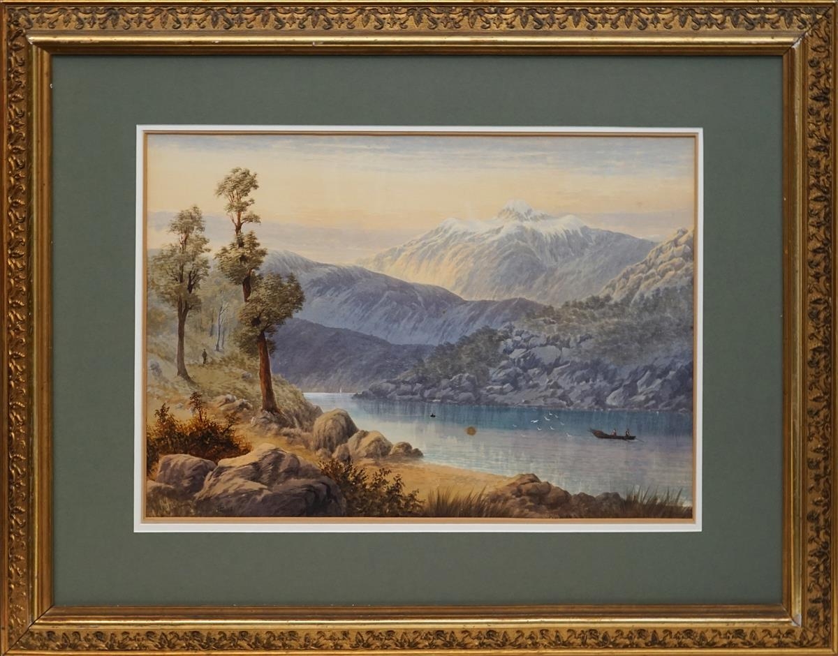 Tom Peerless | Fishing in Lake Wakatipu, New Zealand | MutualArt