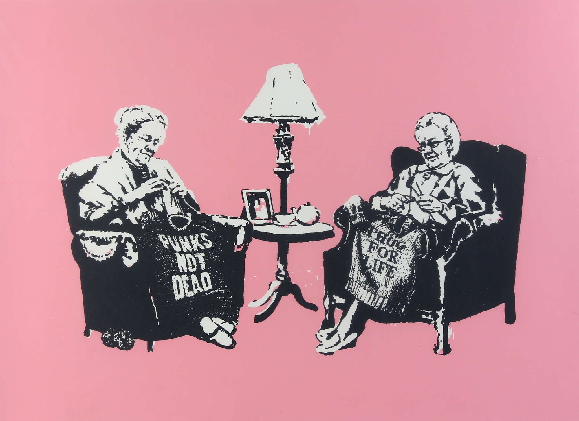 Banksy | Punk Grannies | MutualArt
