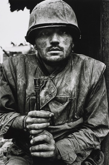 Don McCullin | Shell-shocked US Marine, The Battle of Hue | MutualArt