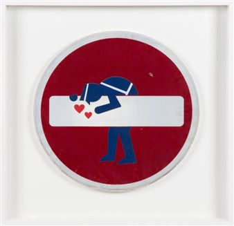 Clet Abraham | Triangle (unique) (2013) | MutualArt