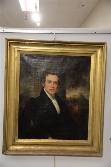 American School, 18th Century | Portrait of young John Seaman, seated ...