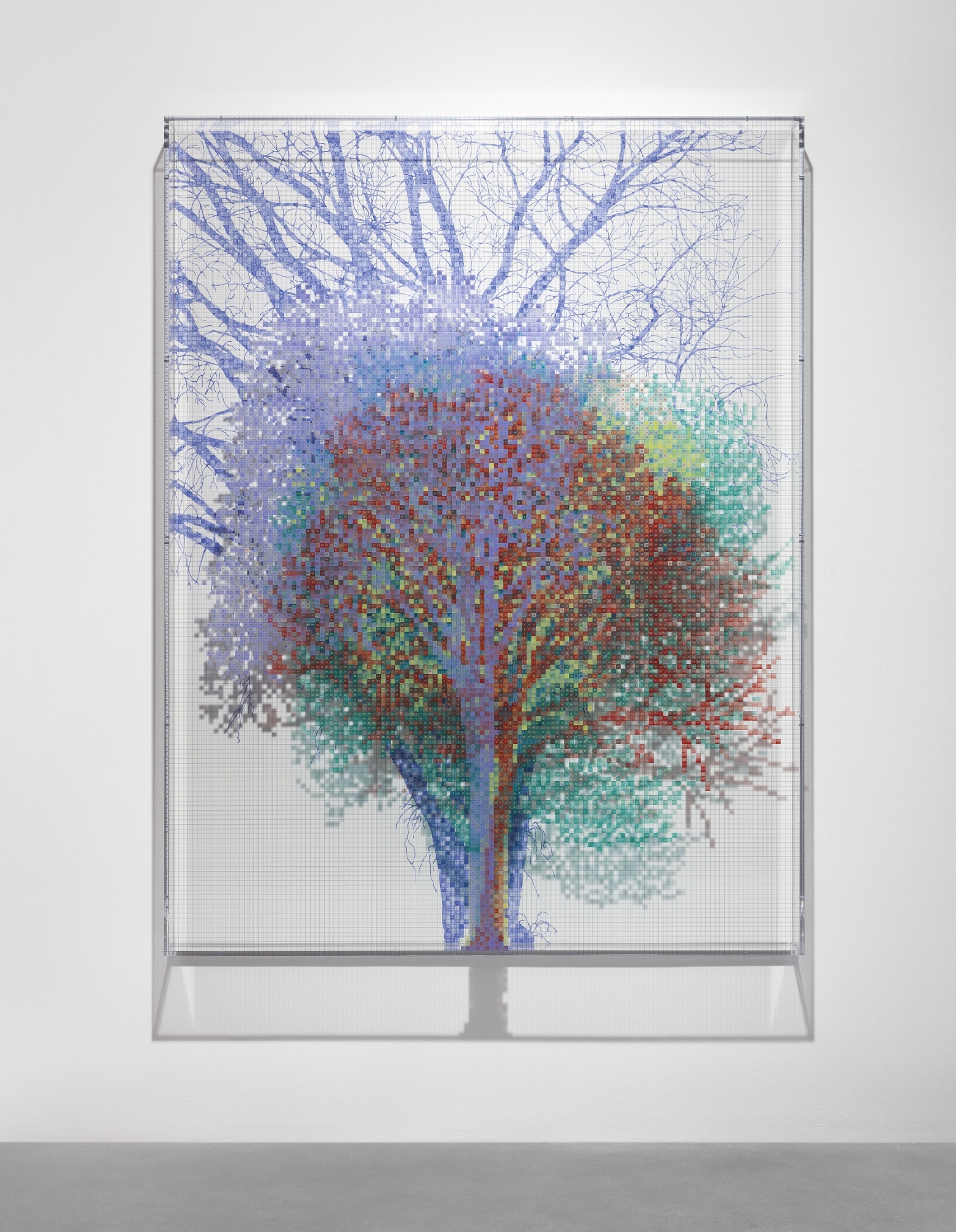 Charles Gaines | Numbers and Trees: Central Park Series IV: Tree #6 ...