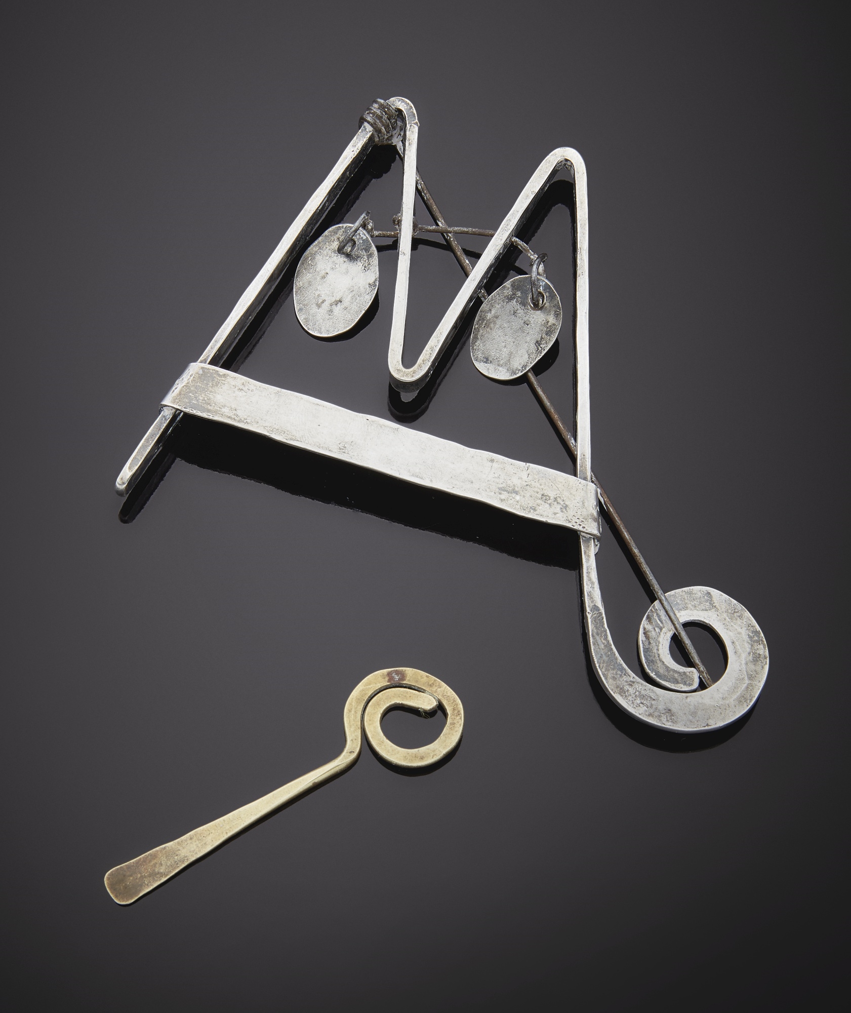 Alexander Calder | Mobile Pin with Key | MutualArt