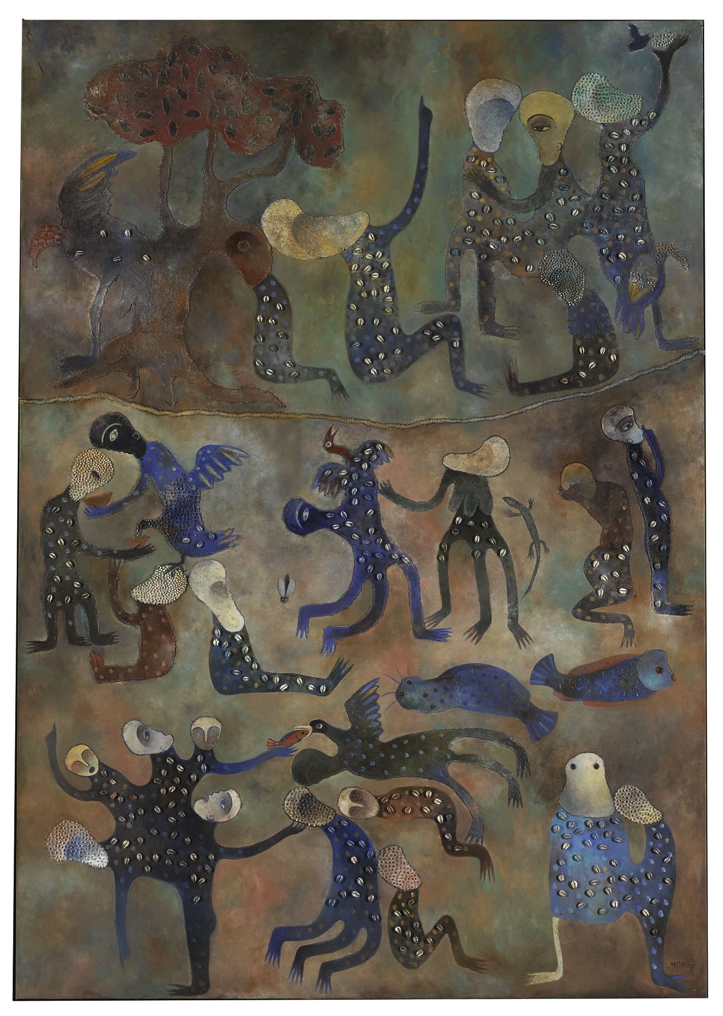 Manuel Mendive | Untitled (2013) | MutualArt