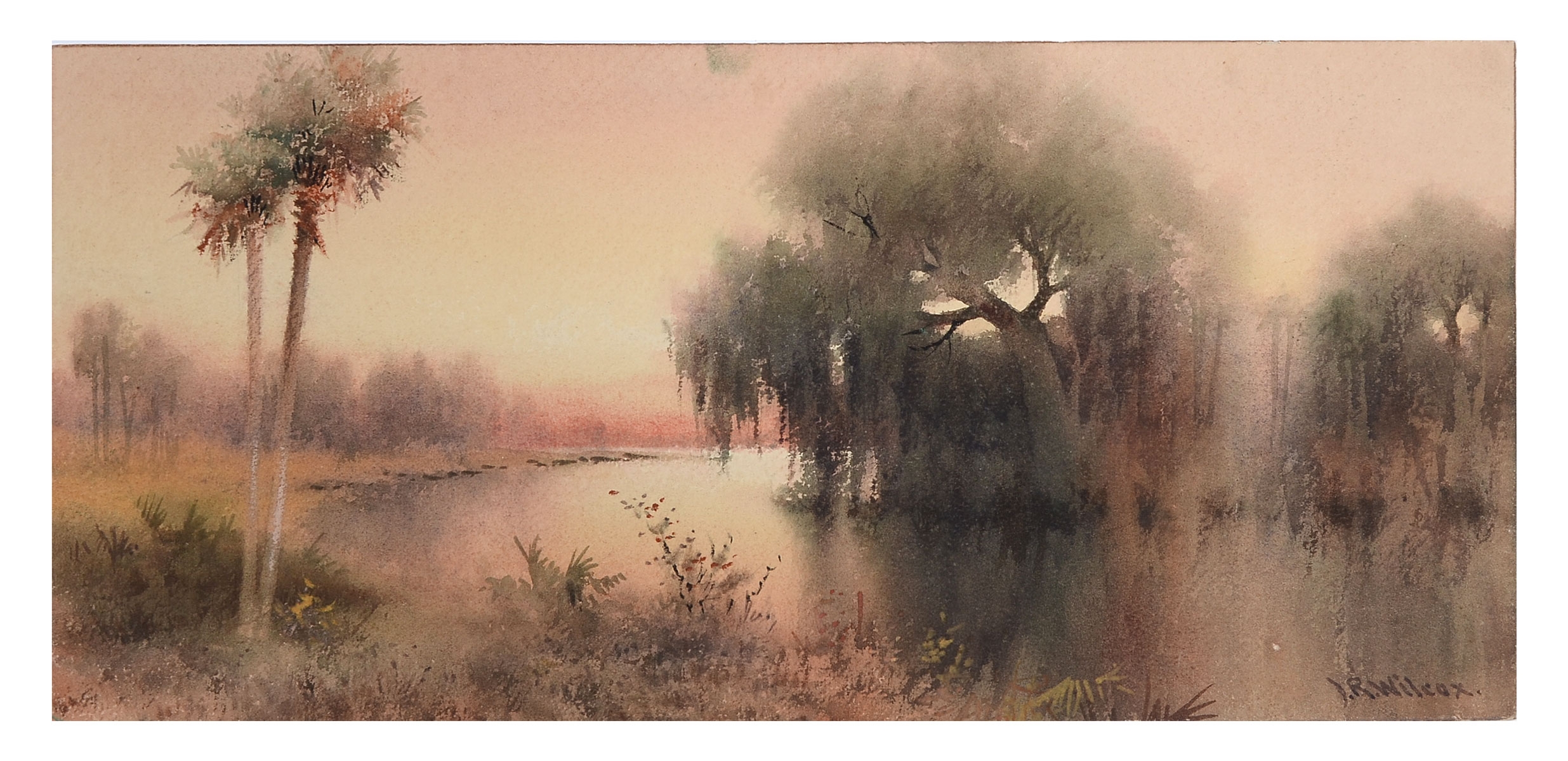 James Ralph Wilcox | Misty Tomoka River | MutualArt