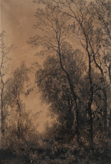 Julius Eduard Marak | Forest Interior | MutualArt