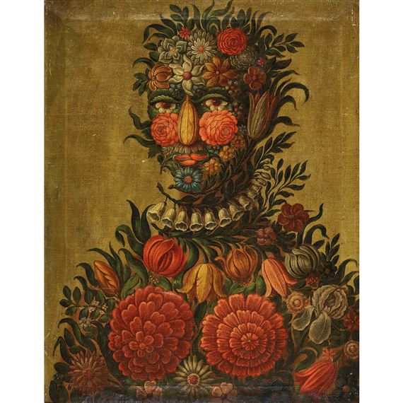 Giuseppe Arcimboldo | A reversible anthropomorphic portrait of a man ...