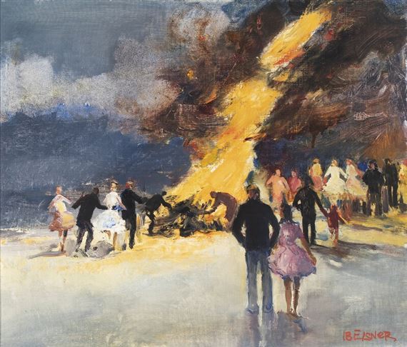 Ib Eisner | “Røg og brændende Baal” | MutualArt