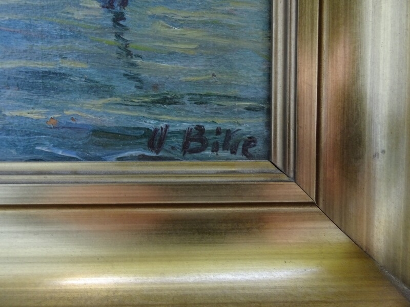 Vilhelm Bille | Seascape with ships | MutualArt