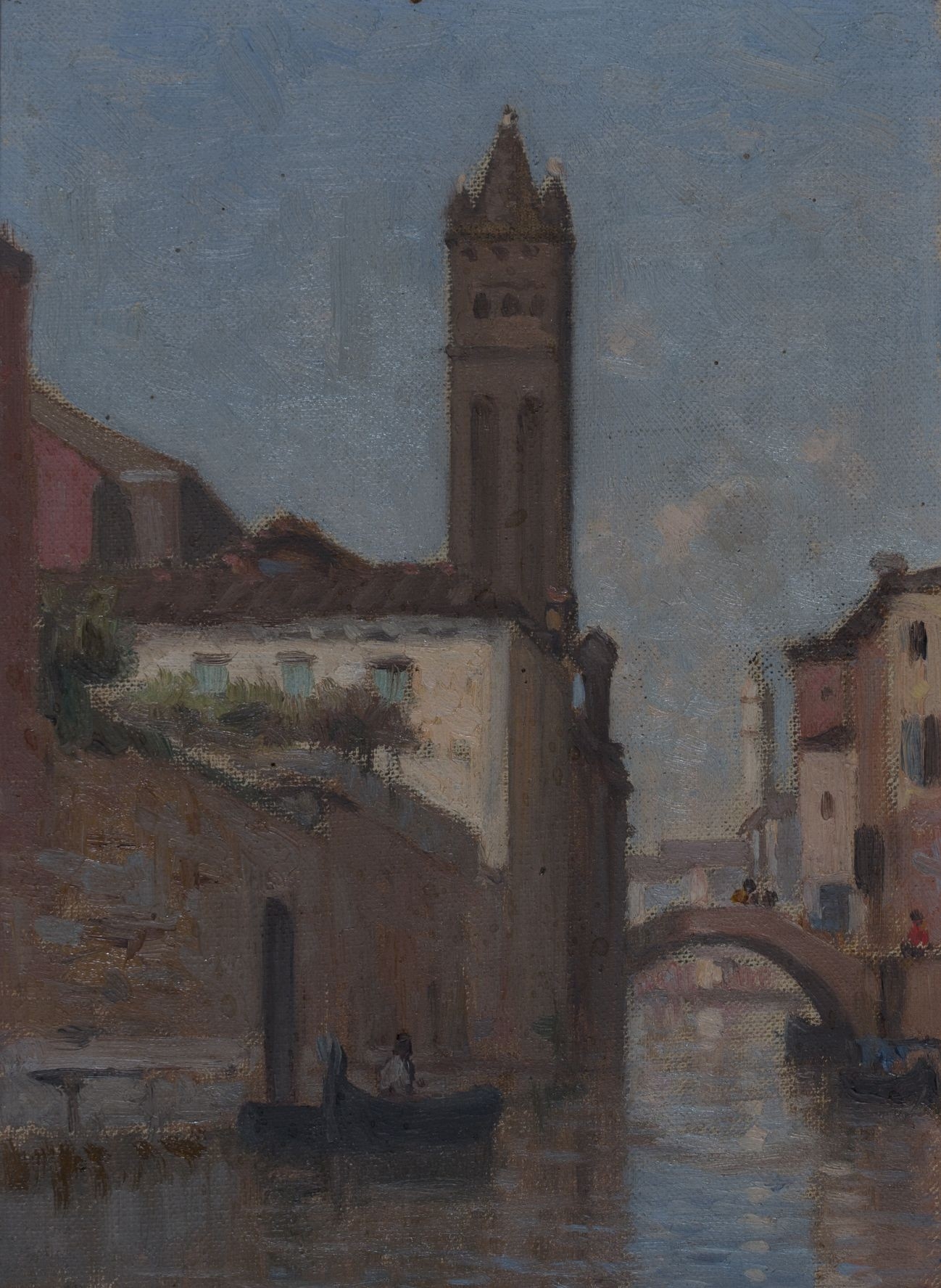 Louis-Auguste Veillon | Un canal à Venise | MutualArt